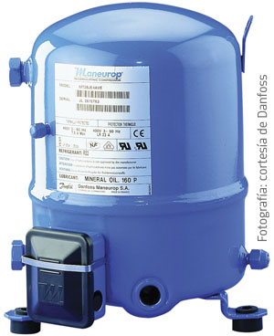 Maneurop reciprocating compressor, 1 cyl, with oil equalisation ...